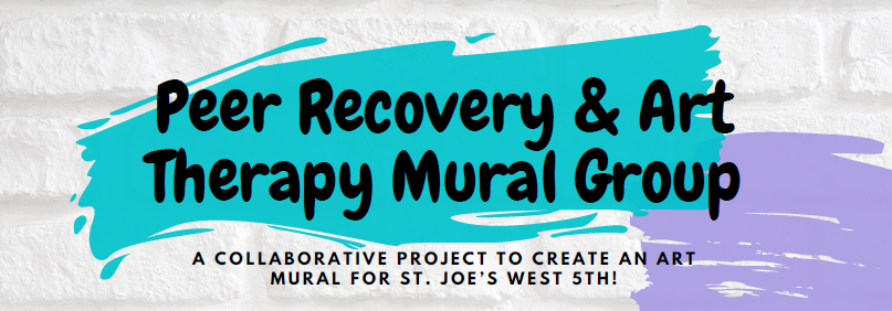 Peer recovery and art therapy mural group Peer recovery and art therapy mural group